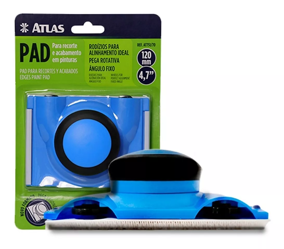 Pad Recorte Para Pintura Em Paredes Atlas 4,7'' 120MM